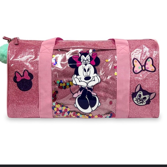 Disney | Accessories | Disney Minnie Mouse Pink Duffle Bag | Poshmark